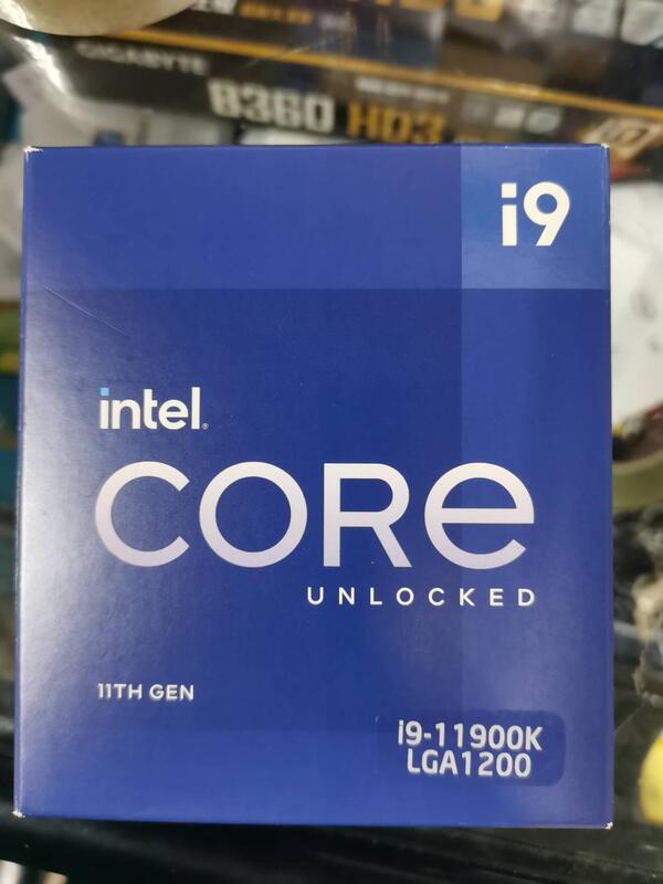 【全新正品保固3年】 Intel Core i9 11900K 八核心 原廠盒裝 腳位FCLGA1200 | 露天市集 | 全台最大的網路購物市集