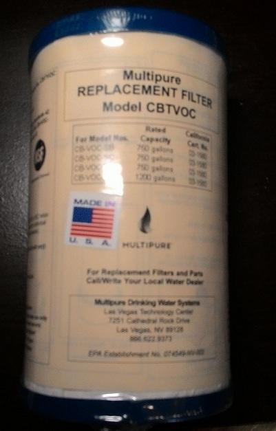 可刷卡)現貨,美國MultiPure / CBTech濾心 CBTVOC (相容 VOCCB-WTP | 露天市集 | 全台最大的網路購物市集