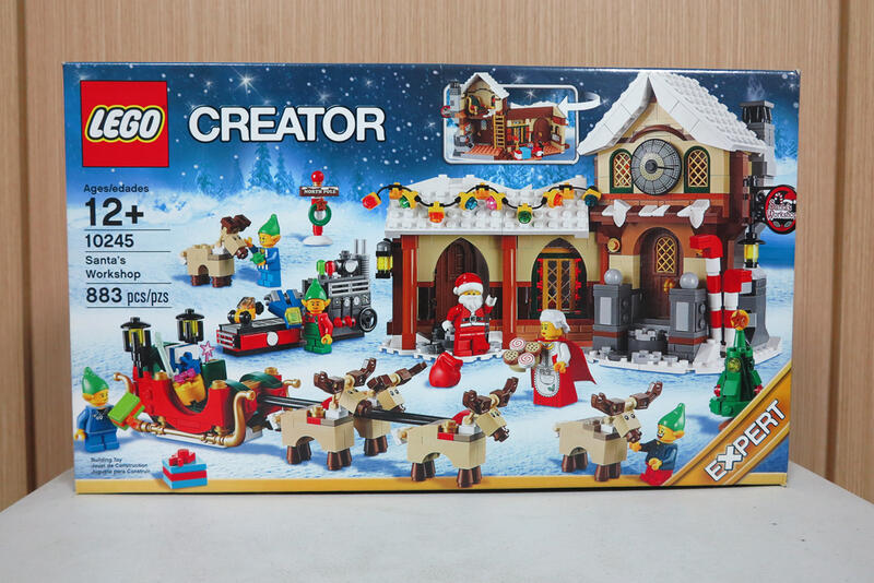 (收藏出清) 樂高 Lego 10245 Santa's Workshop 聖誕老人工作室 (壓盒還原) | 露天市集 | 全台最大的網路購物市集
