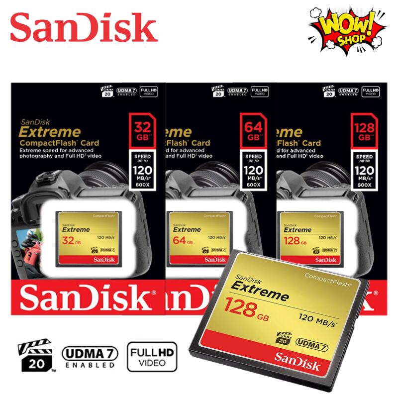 SanDisk Extreme 高速 CF卡 32G 64G 128G 單眼相機 記憶卡 速度120MB | 露天市集 | 全台最大的網路購物市集