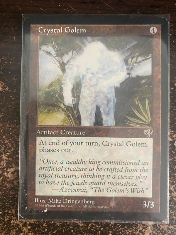 魔法部屋MTG售MIR 海市蜃樓 Crystal Golem 水晶魔像 【英文HP】 | 露天市集 | 全台最大的網路購物市集