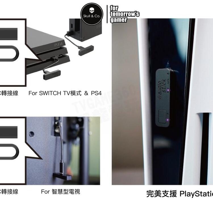 (超取免運費)SKULL&CO 超薄 藍牙音效發射器 接收器 藍芽 AUDIOSTICK PS5 SWITCH NS | 露天市集 | 全台最大的網路購物市集