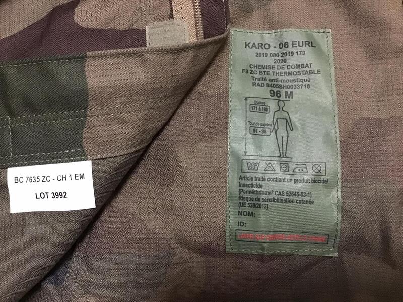 法軍公發 法國外籍兵團 F3 CCE F3 迷彩服 96M 庫存流出"新品" | 露天市集 | 全台最大的網路購物市集