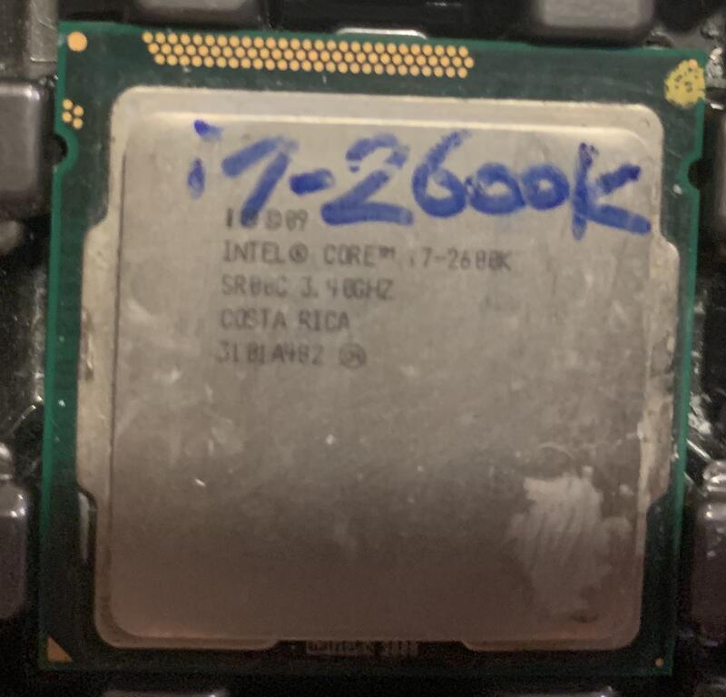 Intel Core i7-2600K 3.4G /8M 4C8T 1155 頂級處理器 | 露天市集 | 全台最大的網路購物市集