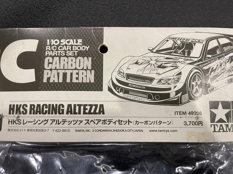 TAMIYA 49208 HKS RACING ALTEZZA LEXUS IS200 CARBON 1:10 車殼 | 露天市集 | 全台最 ...