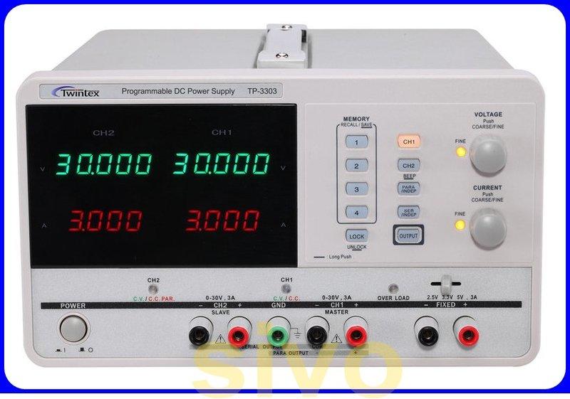 wintex TP 3300系列可程式3組輸出4組記憶直流電源供應器TP-3303 TP3303 0~30V | 露天市集 | 全台最大的網路購物市集