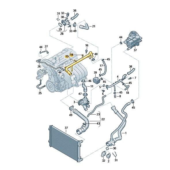 《歐馬國際》06B121070H 奧迪 AUDI A4 B6 B7 鐵水管 德國原廠 副廠 | 露天市集 | 全台最大的網路購物市集