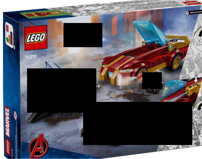 Lego 76310 鋼鐵人汽車和黑豹大戰紅浩克 拆賣載具(鋼鐵人汽車) | 露天市集 | 全台最大的網路購物市集