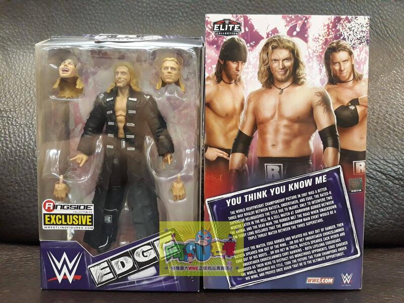 ☆阿Su倉庫☆WWE摔角 Edge EdgeHeads Exclusive Elite 極限巨星限定精華版人偶附雙頭雕 | 露天市集 | 全台 ...