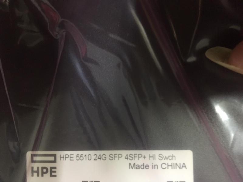 全新機 原廠終身保 HPE 5510 24G-SFP-4SFP+ HI (JH149A) + 單顆Power | 露天市集 | 全台最大的網路購物市集