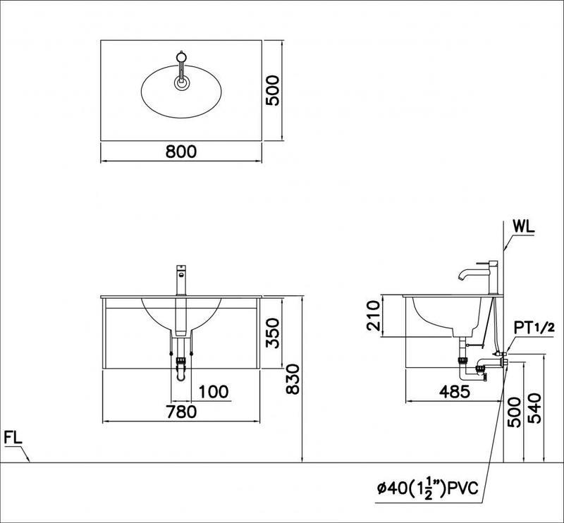Caesar 凱撒 LF5026D 威斯塔里雅浴櫃組 陶瓷面盆 防水浴櫃組 不含面盆龍頭 80cm | 露天市集 | 全台最大的網路購物市集