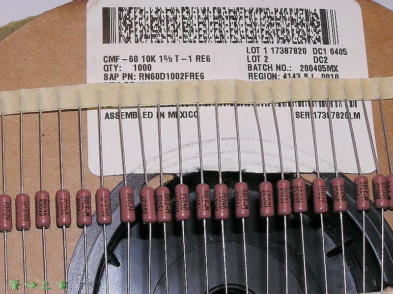 【電 阻】德國 VISHAY DALE 10K / 0.25-1W 1% 軍規金屬膜電阻 RN60D / CMF60 | 露天市集 | 全台最 ...