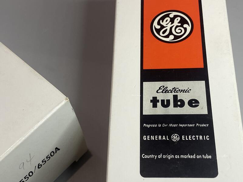 1對 - GE 6550 / 6550A 真空管 全新 配對 | 露天市集 | 全台最大的網路購物市集
