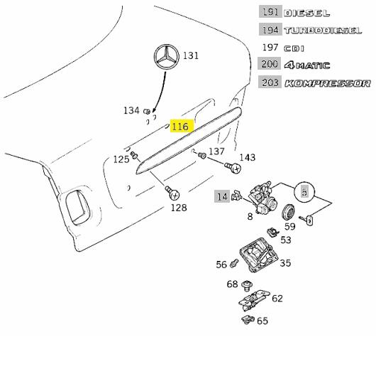 【SFF雙B賣場】BENZ W210/1995-2002/USA 台製 後箱蓋飾條[電鍍金,加裝,52.6CM] | 露天市集 | 全台最大的 ...