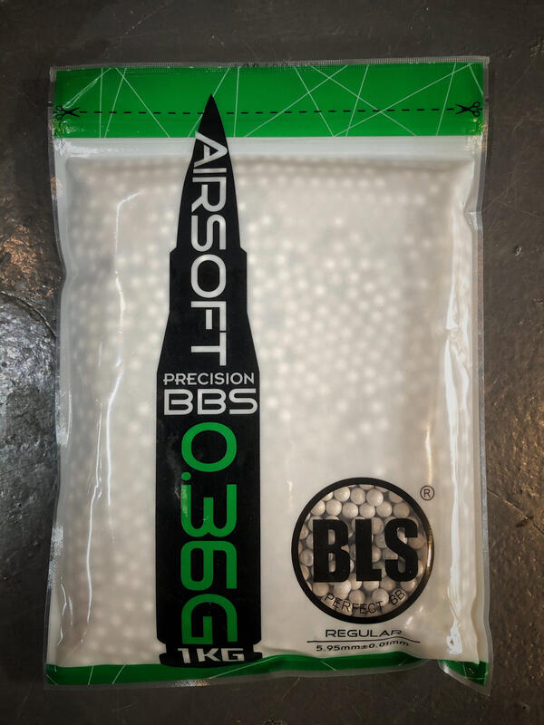 TMC生存 0.36G 1公斤裝 BLS 5.95mm 生存遊戲 精密研磨 BB彈 AEG GBB 電動槍 | 露天市集 | 全台最大的網路購物市集
