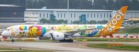 JC Wings 酷航 Scoot B787-9 Pokemon Livery 寶可夢 9V-OJJ 1:200 | 露天市集 | 全台最大的網路購物市集