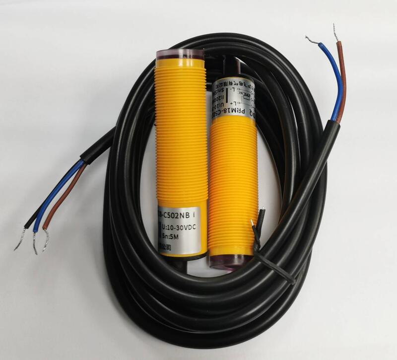 【才嘉科技】PRM18-C502NA 常開 C502NB 常閉 光電開關 對射型 檢測距離 5M NPN 感應開關 | 露天市集 | 全台最大 ...