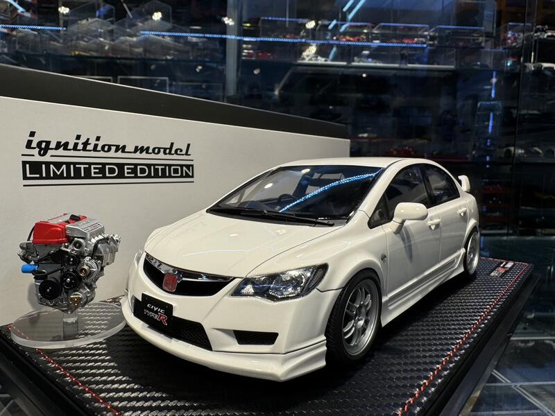 吉華@ 1/18 ignition IG2833 Honda CIVIC (FD2) TYPE R White | 露天市集 | 全台最大的網路購物市集