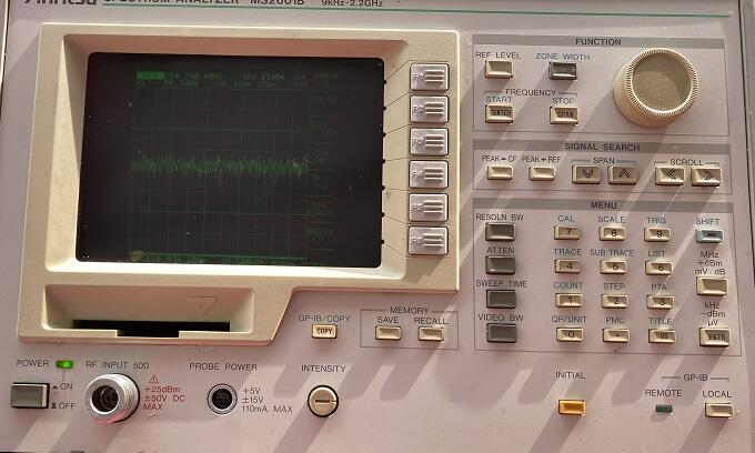 二手日本制Anritsu安立MS2601B 頻譜分析儀9kHz-2.2GHz(上電有反應歡迎自取當銷帳零件品 | 露天市集 | 全台最大的網路購物市集
