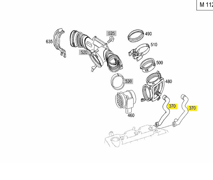 【SFF雙B賣場】BENZ W209/CLK240 W203/C240 M112引擎廢氣管[汽門蓋]1120180682 | 露天市集 | 全 ...