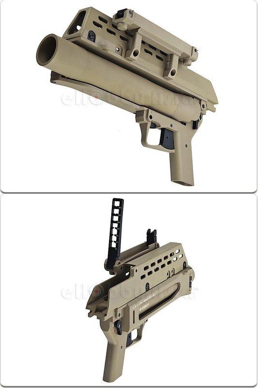 *虎哥精選* 全金屬刻字版 S&T G36 榴彈發射器 沙色 WE G36 GBB 可用 AG36 AE36/m203 M320 M79 ...