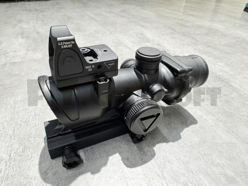 現貨 TA02 ACOG 4X32 仿真 凸字 小海螺 4倍 RMR 快瞄 T.REX 黑色 | 露天市集 | 全台最大的網路購物市集
