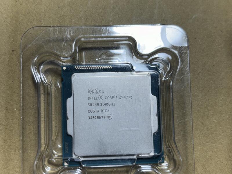 給 vic19940919 4代 Intel i7-4770 3.4G CPU 1150腳位 ；含銅風扇。 | 露天市集 | 全台最大的網路購物市集