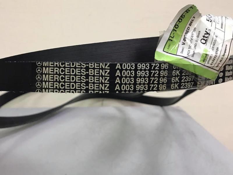 【小皮機油】賓士 Benz 原廠 引擎 皮帶 A0039937296 M272 M273 W212 e300 e350 | 露天市集 | 全台 ...