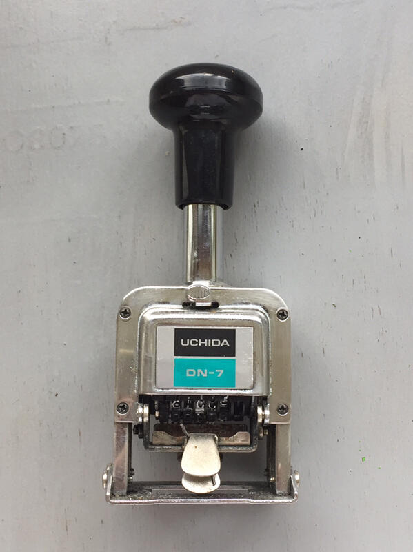 日本製 內田 UCHIDA DN-7 自動號碼機 | 露天市集 | 全台最大的網路購物市集
