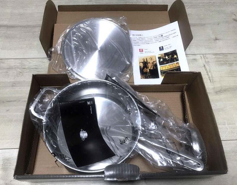 ZWILLING 德國雙人牌 不銹鋼單柄深平煎鍋含蓋 附濾勺 湯鍋 24cm 4.5L (CW-SP1901) | 露天市集 | 全台最大的網路購物市集