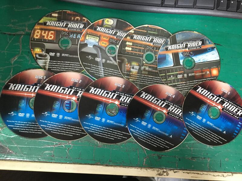 9片合售 Knight Rider Season 1+2 霹靂遊俠 DVD (約翰特拉塔) DVD C94 | 露天市集 | 全台最大的網路購物市集