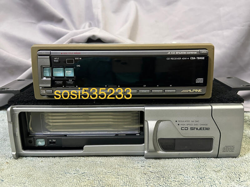 日本ALPINE CDA-7846E主機含六片換片箱組合（主機CD故障） | 露天市集 | 全台最大的網路購物市集