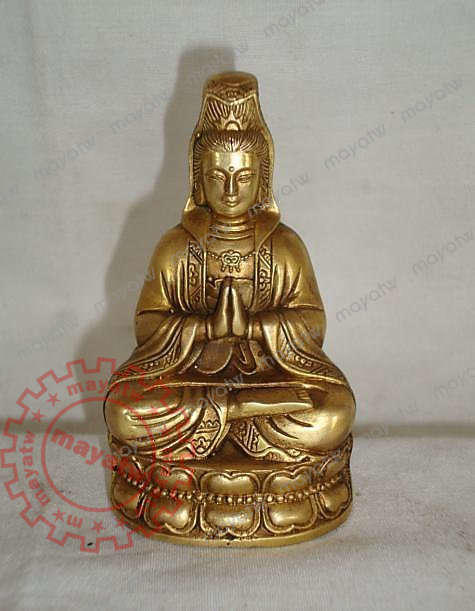 [RELI-N00015] WM-346 銅佛像觀音菩薩小號佛教用品 | 露天市集 | 全台最大的網路購物市集