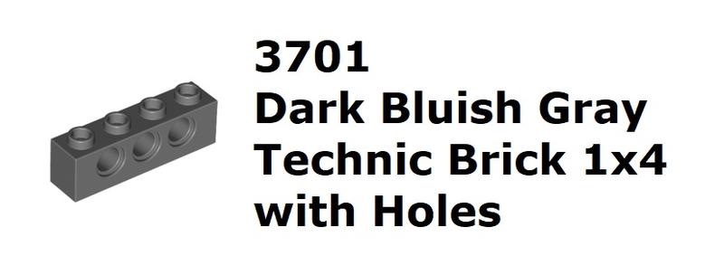 【磚樂】LEGO 樂高 3701 4213607 Brick 1x4 with Holes 深灰孔磚 | 露天市集 | 全台最大的網路購物市集
