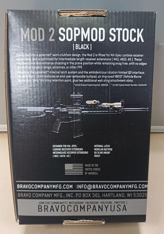 原廠BCM 新款Stock Mod 2 SOPMOD 後托(新包裝) -全新真品-現貨 | 露天市集 | 全台最大的網路購物市集