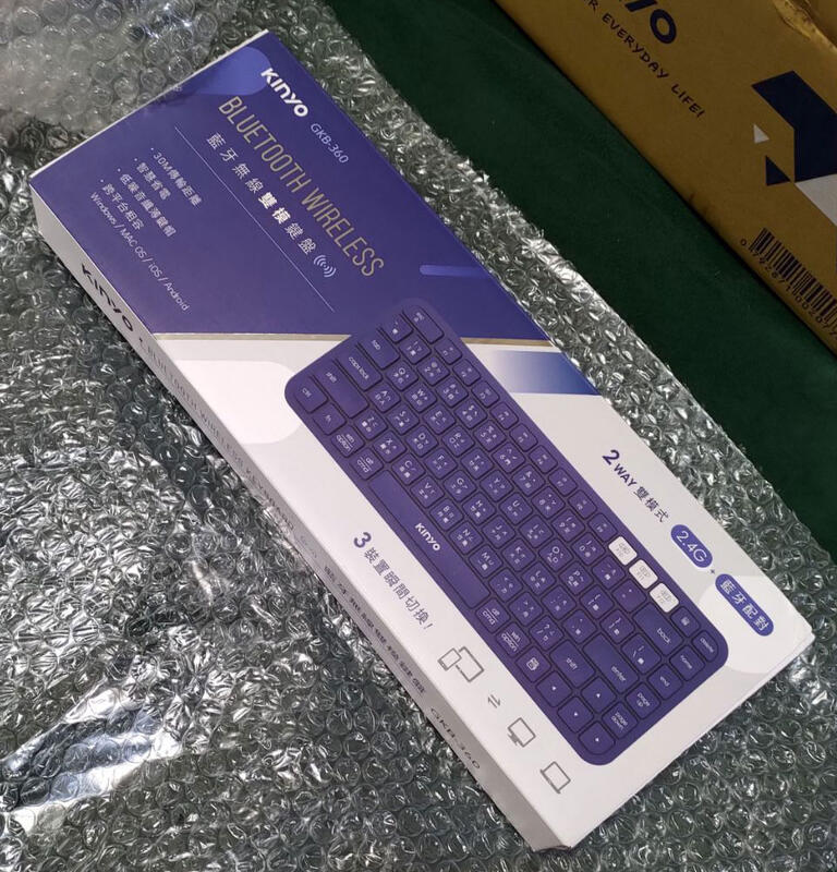 KINYO 雙模 藍牙 2.4G 無線鍵盤 GKB-360 GKB360 + 無線 數字鍵盤 KBX-05 | 露天市集 | 全台最大的網路購物市集