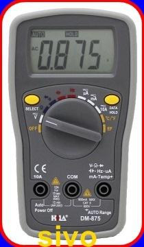 ☆SIVO電子商城☆ HILA DM-875 數字三用電錶 多功能自動換檔電錶 | 露天市集 | 全台最大的網路購物市集