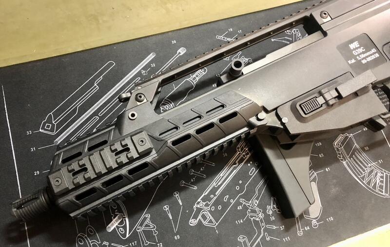 現貨-WE G36c-緊緻版4面魚骨護木GBB專用H&K G36 HK G39 | 露天市集 | 全台最大的網路購物市集