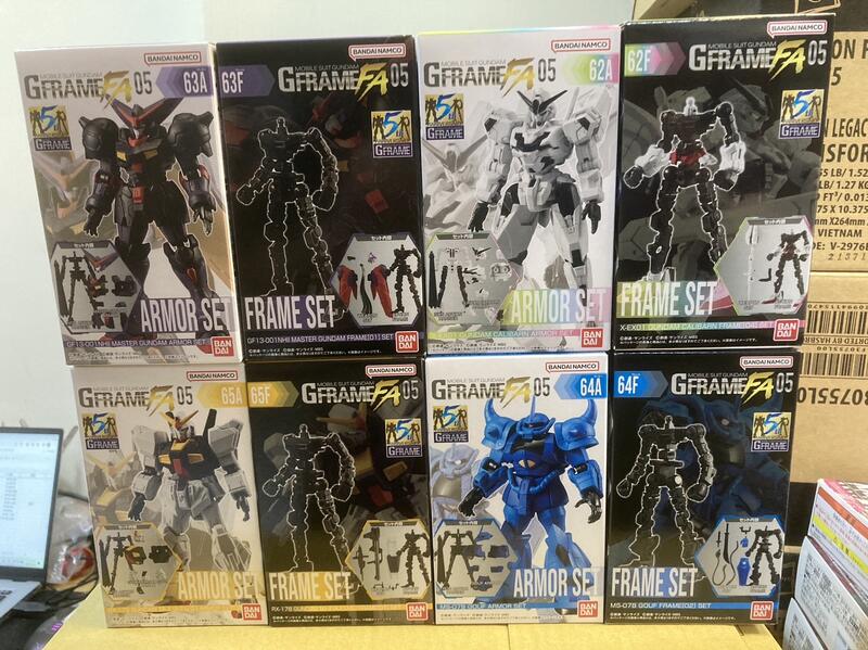 全新現貨 萬代 盒玩 食玩 G-frame FA 05 幽谷MK-II 古夫 異靈鋼彈 宗師鋼彈 四款 | 露天市集 | 全台最大的網路購物市集