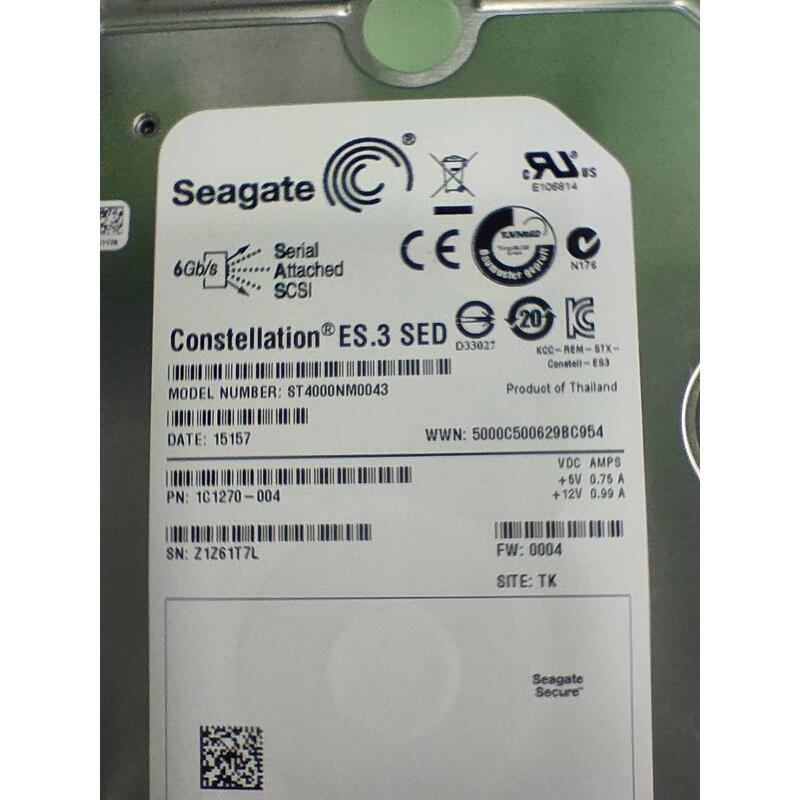 SEAGATE ST4000NM0043 4000G SAS硬碟 4TB 4T【興威】 | 露天市集 | 全台最大的網路購物市集