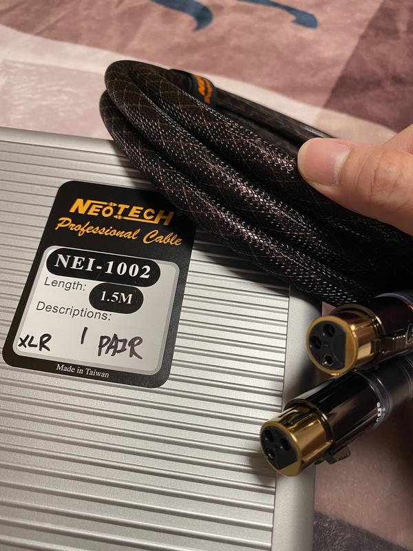 萬隆.尼威特 NEOTECH NEI-1002 UP-OCC 單結晶銀 廠線 RCA XLR 訊號線 可面交 | 露天市集 | 全台最大的網路購物市集