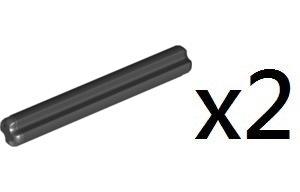 LEGO Black Technic Cross Axle 4M 樂高黑色 科技十字軸 兩個 370526 | 露天市集 | 全台最大的網路購物市集