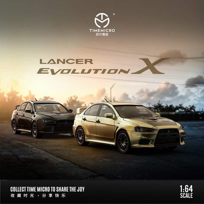 TimeMicro1:64 三菱EVO 10代 模型 Lacner 末代戰神 LAVEVO 十代 4B11T CZ4A | 露天市集 | 全台 ...