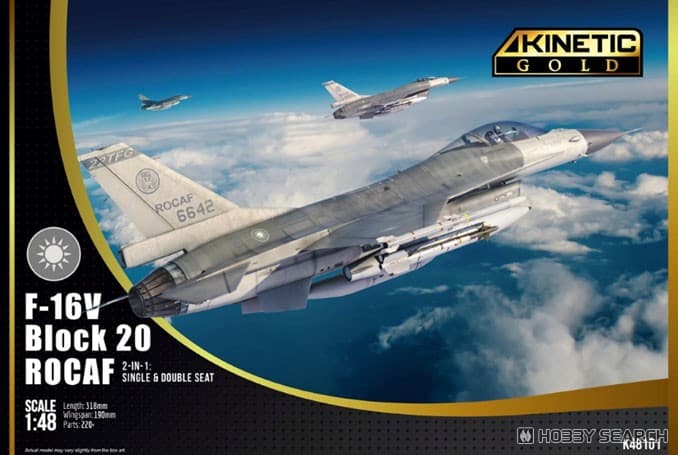 1/48 Kinetic K48101 F-16V Block 20 中華民國空軍 2in1 (全新模具) | 露天市集 | 全台最大的網路購物市集