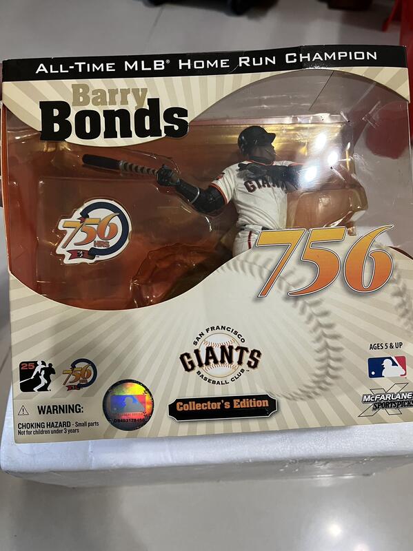 MLB 舊金山巨人全壘打王 Barry Bonds (756轟紀念版全新吊卡泛黃) | 露天市集 | 全台最大的網路購物市集