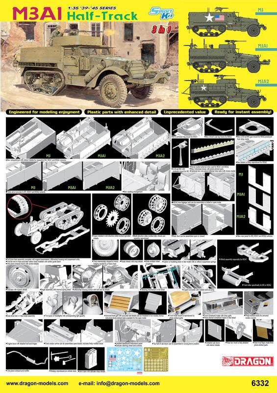 DRAGON 6332 1/35 M3A1 Half-Track 盒損 現貨 | 露天市集 | 全台最大的網路購物市集