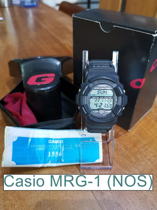 【卡西歐控】保證真品NOS全新庫存品Casio鈦金屬 第一代MRG 1st gen MRG-1#61 | 露天市集 | 全台最大的網路購物市集