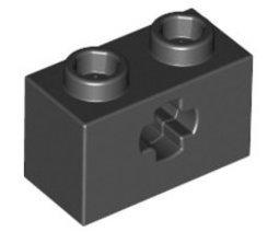 【積木樂園】樂高 LEGO 4233487 黑色 科技十字孔 Brick 1x2 Axle A017 | 露天市集 | 全台最大的網路購物市集