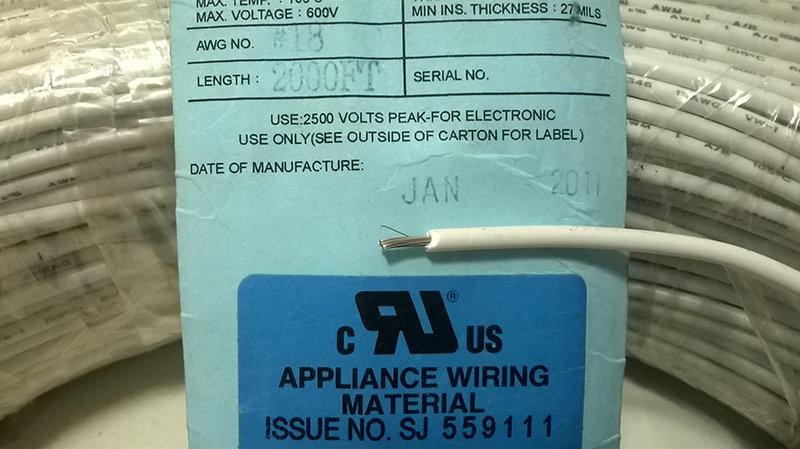 專業認證(台灣製)UL 1015 18AWG 600V 105℃單股多蕊線(PVC電子線) | 露天市集 | 全台最大的網路購物市集