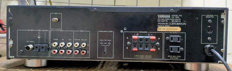 日製 Yamaha RX-360 AM-FM Stereo 立體聲 收音擴大機 附全新遙控器 | 露天市集 | 全台最大的網路購物市集